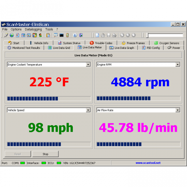 Obd ii scanmaster - horedsdish