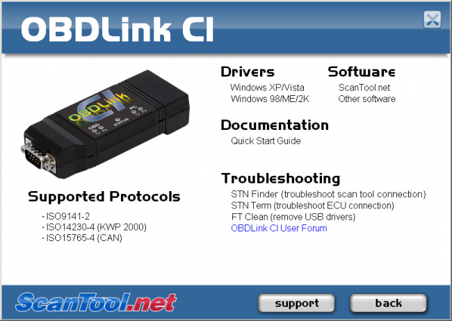 OBDLink CI Scan Tool - SCAN TOOLS